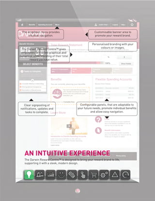 Global benefits and employee engagement software Darwin | PDF