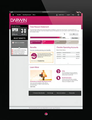 Global benefits and employee engagement software Darwin | PDF