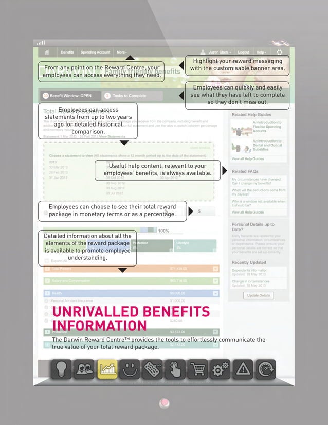 Global benefits and employee engagement software Darwin | PDF | Human ...