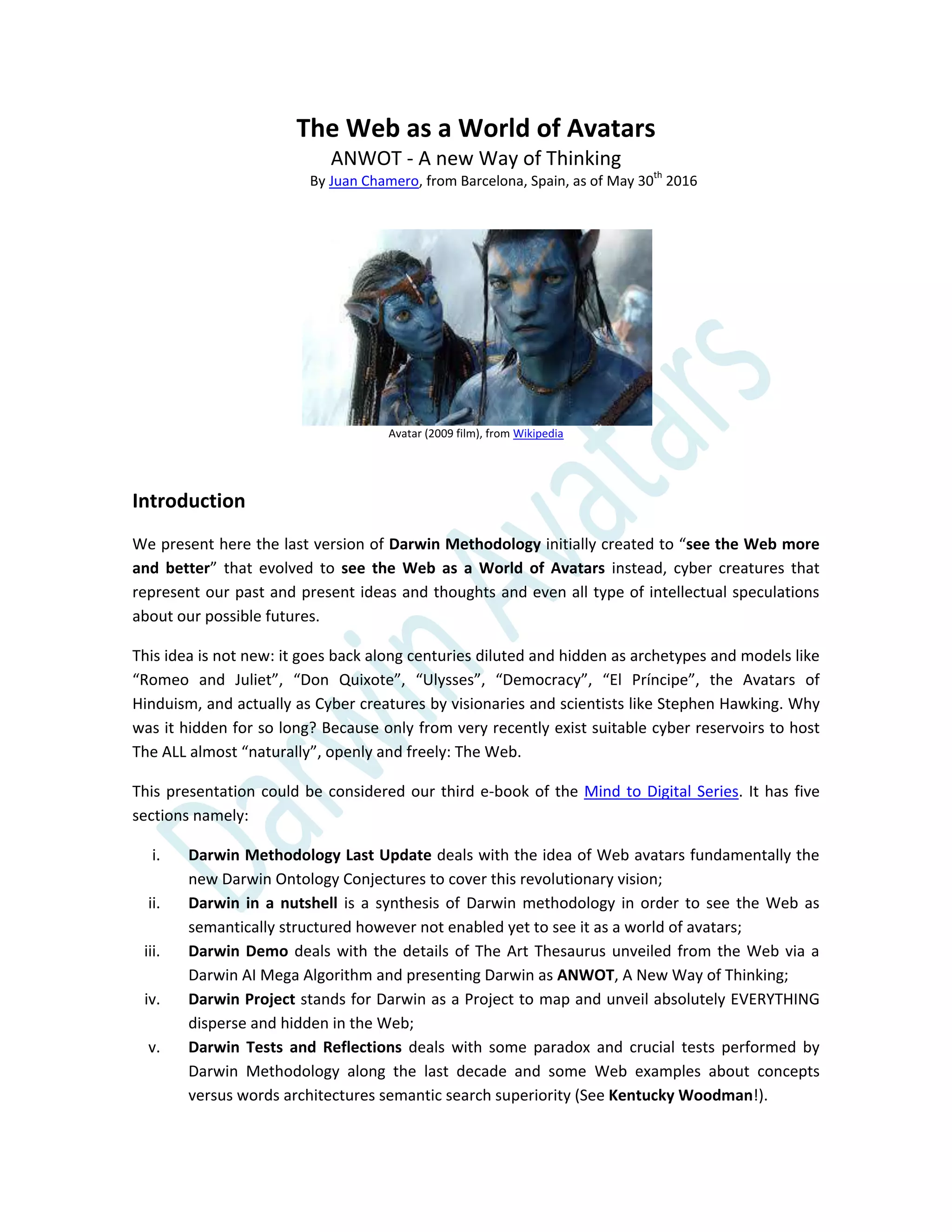 The Web - A World of Avatars | PDF