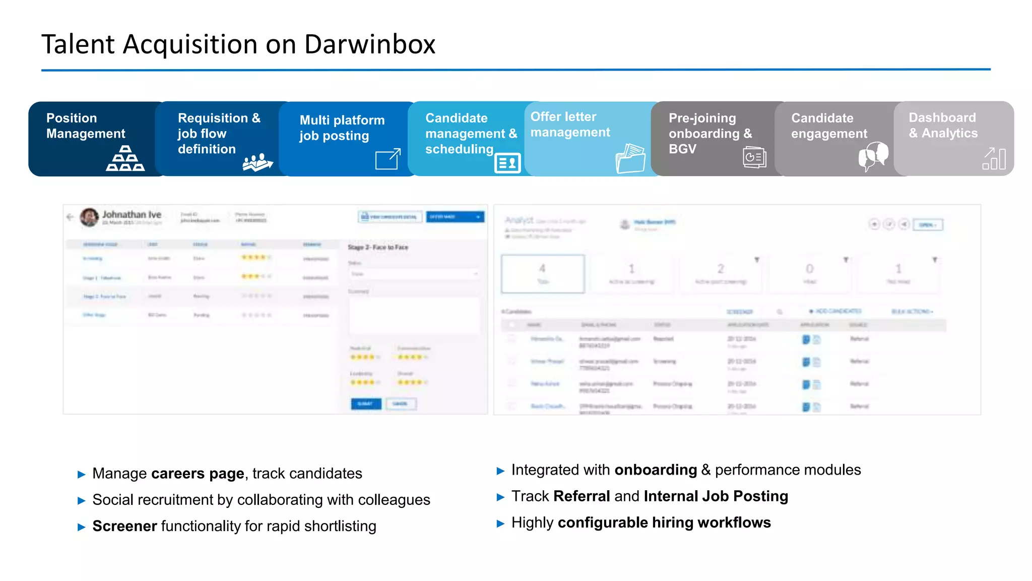 Darwinbox HCM Overview - 2018 | PPTX