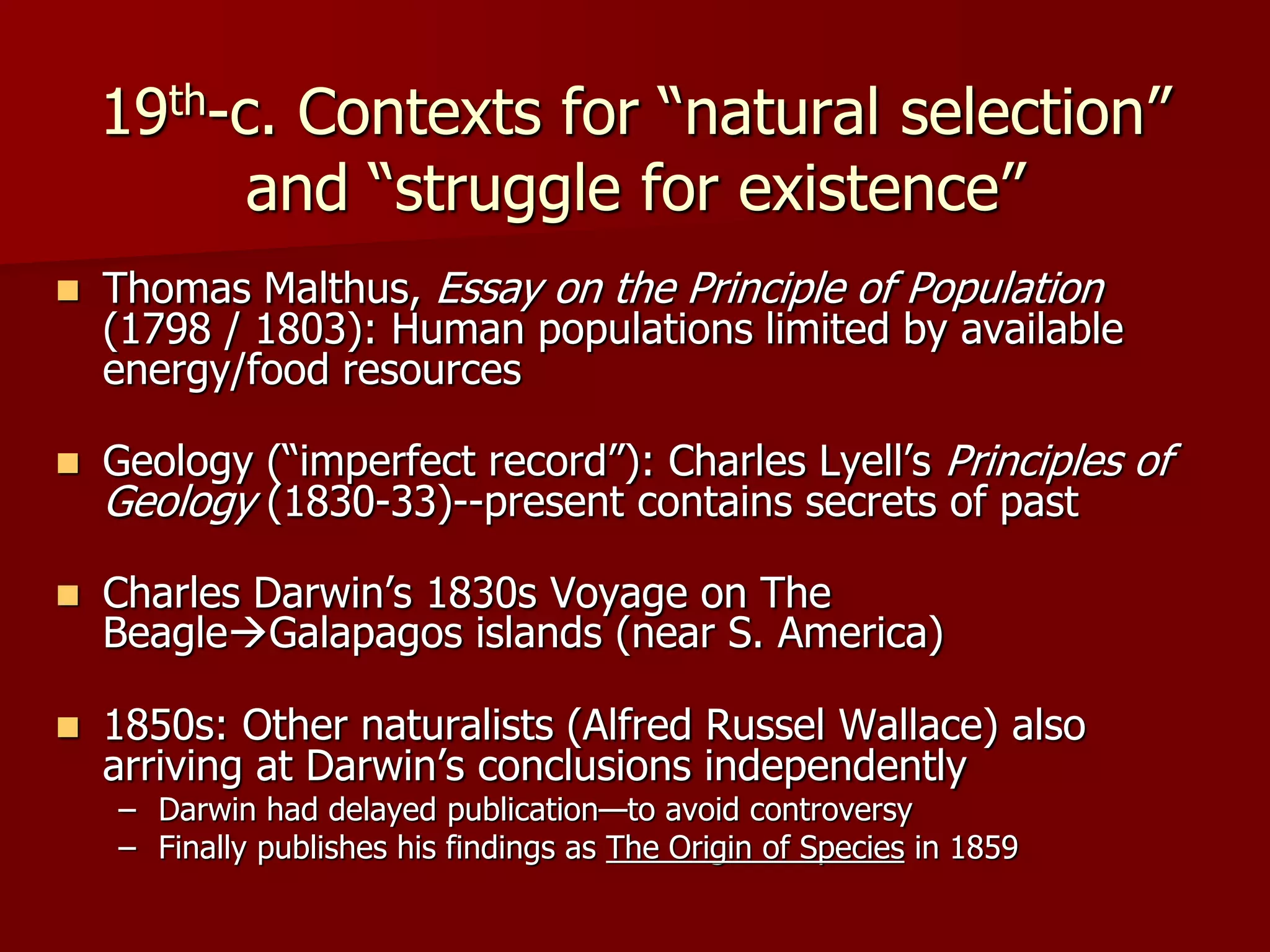 The Context of Darwin in H. G. Wells' The War of the Worlds | PPTX