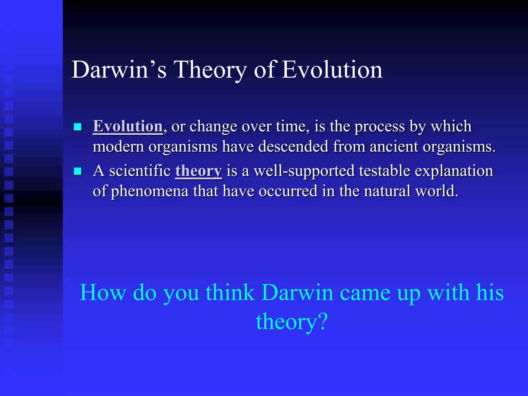 Darwin evolution ppt (yna fabros) | PPTX | Geography | Science