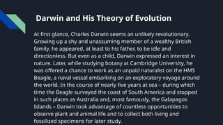 History of DARWINIAN ppt for education purpose | PPT