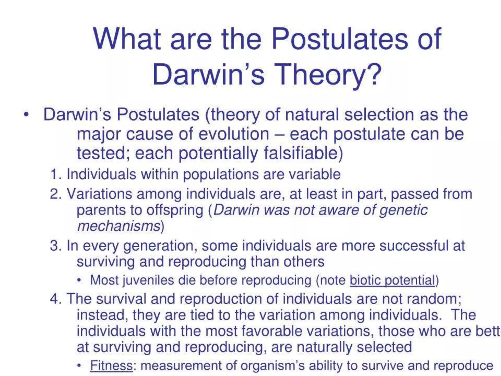Darwinism and Neo Darwinism | PPTX