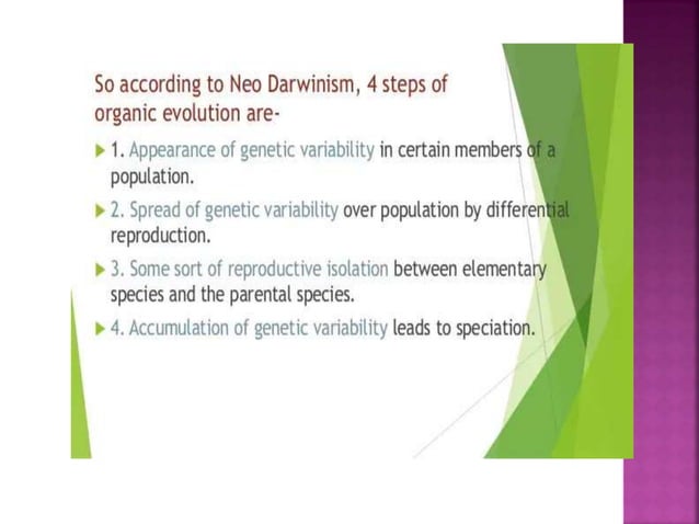 Darwinism and Neo Darwinism | PPTX | Biological Sciences | Science