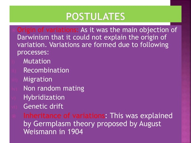 Darwinism and Neo Darwinism | PPTX | Biological Sciences | Science