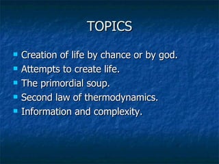 Darwinism Refuted | PPT