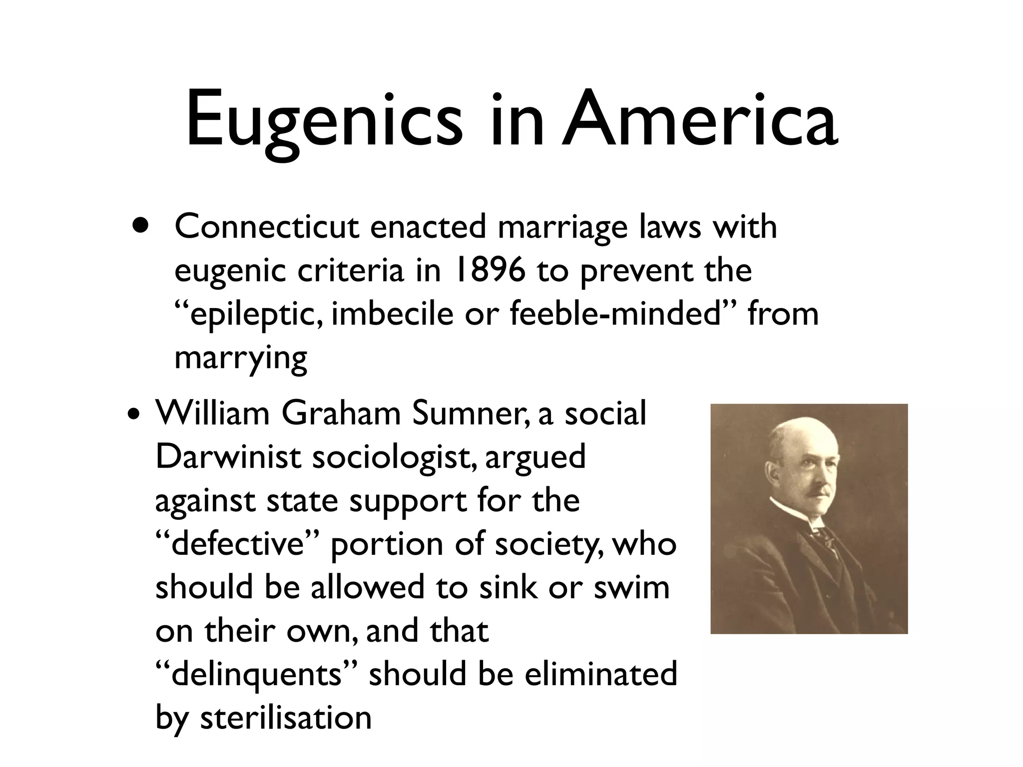 Darwinism and eugenics | PDF