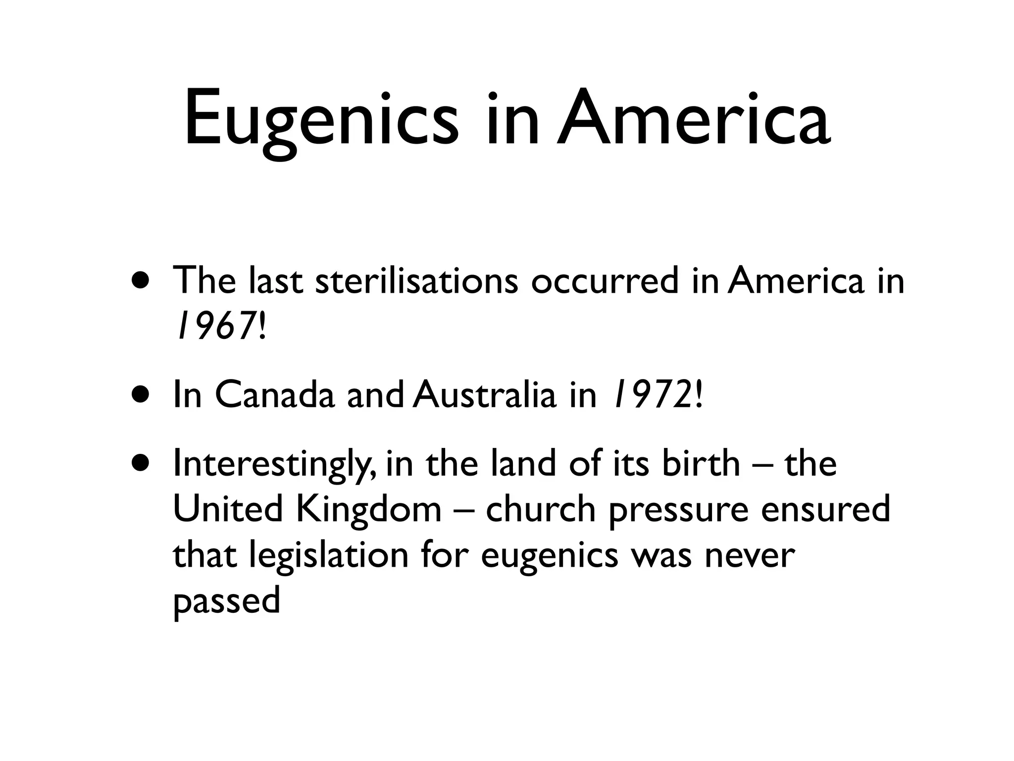 Darwinism and eugenics | PDF