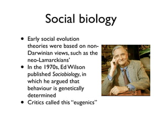 Darwinism and eugenics | PDF