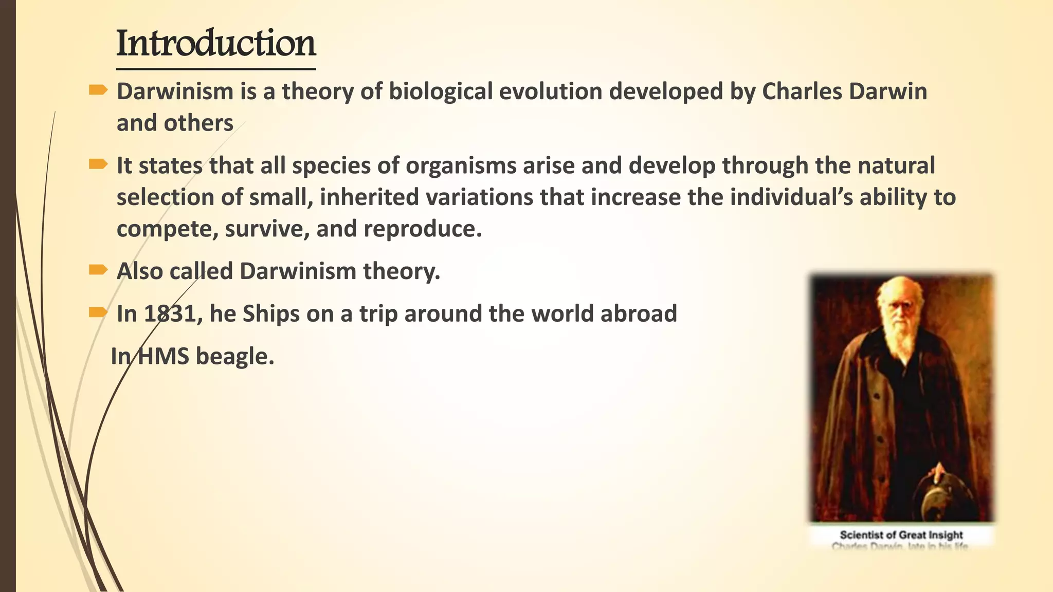 Darwinism theory and its criticism | PPTX