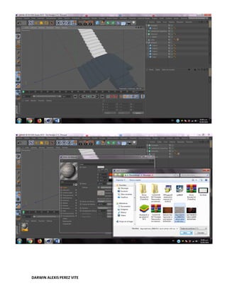 Darwin Pérez Diseño escalera en Cinema 4D | PDF