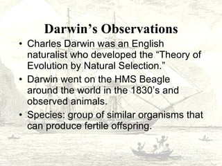 Darwin’s Voyage | PPT