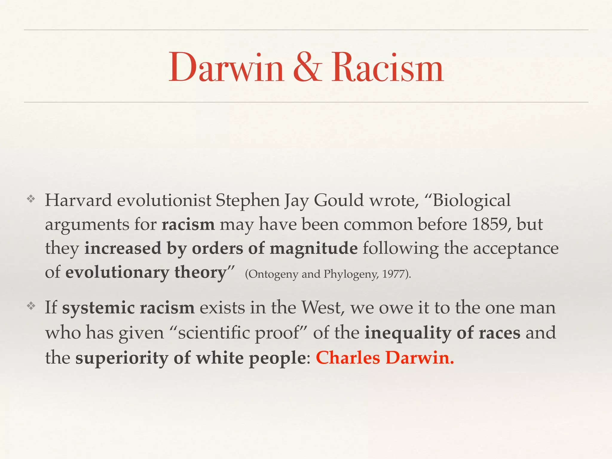 Darwin's Evil Legacy | PDF | Genetics | Science