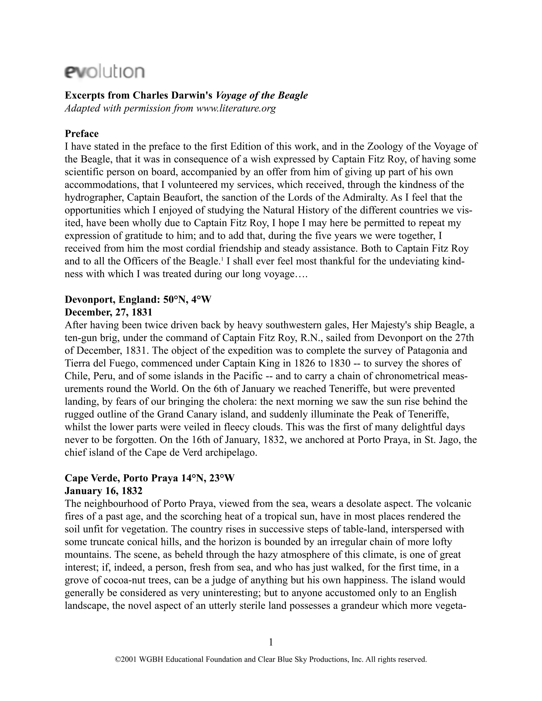 Darwins excerpts | PDF