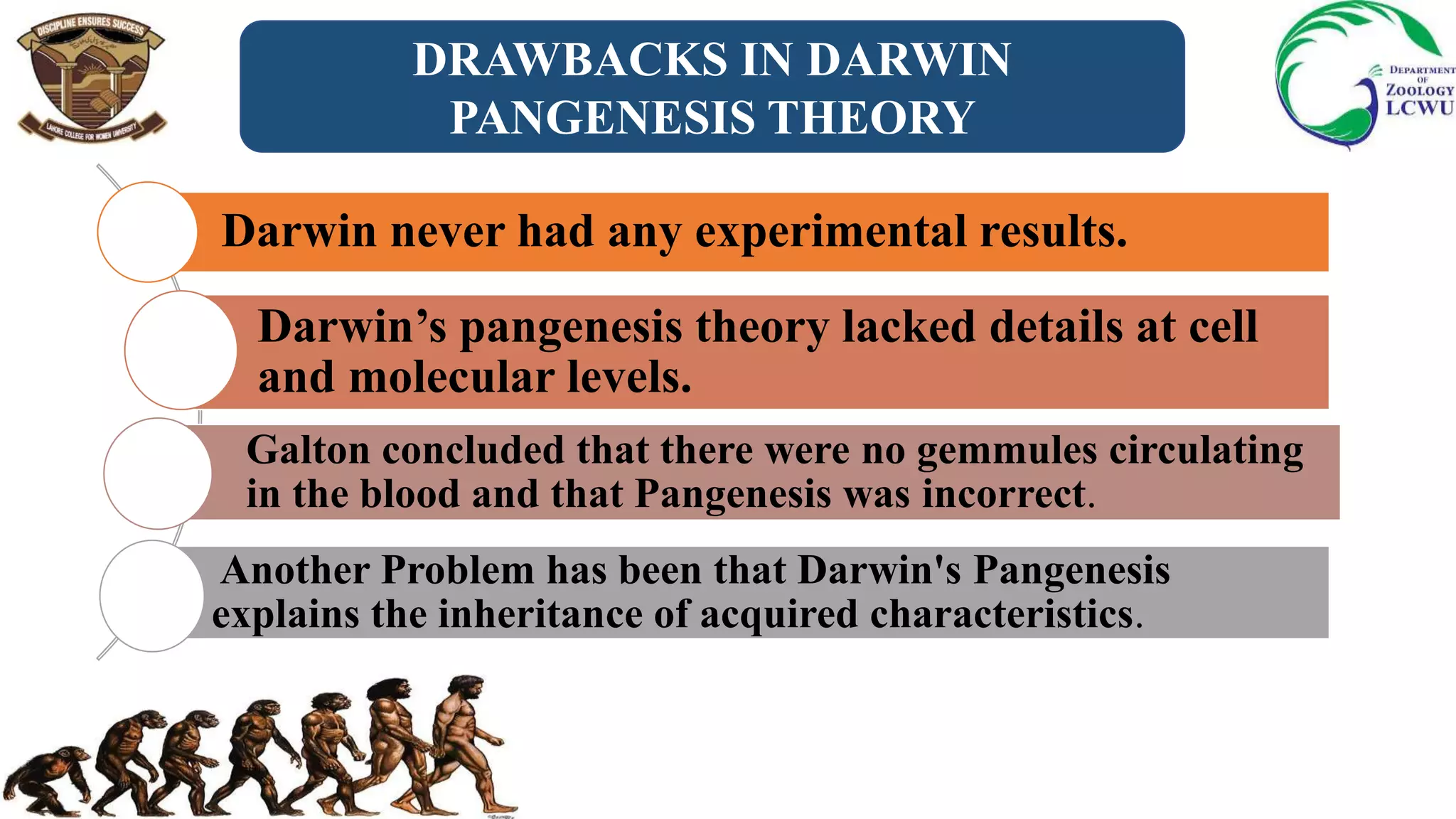 Darwin sexual selction, pangensis and artificial theory | PPTX