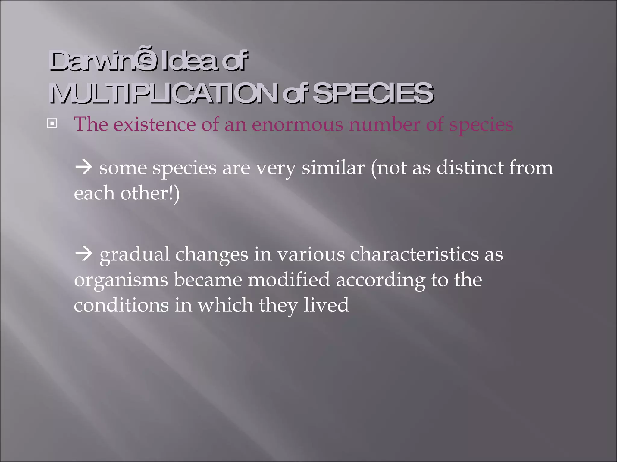 Darwin’s theory of evolution | PPT