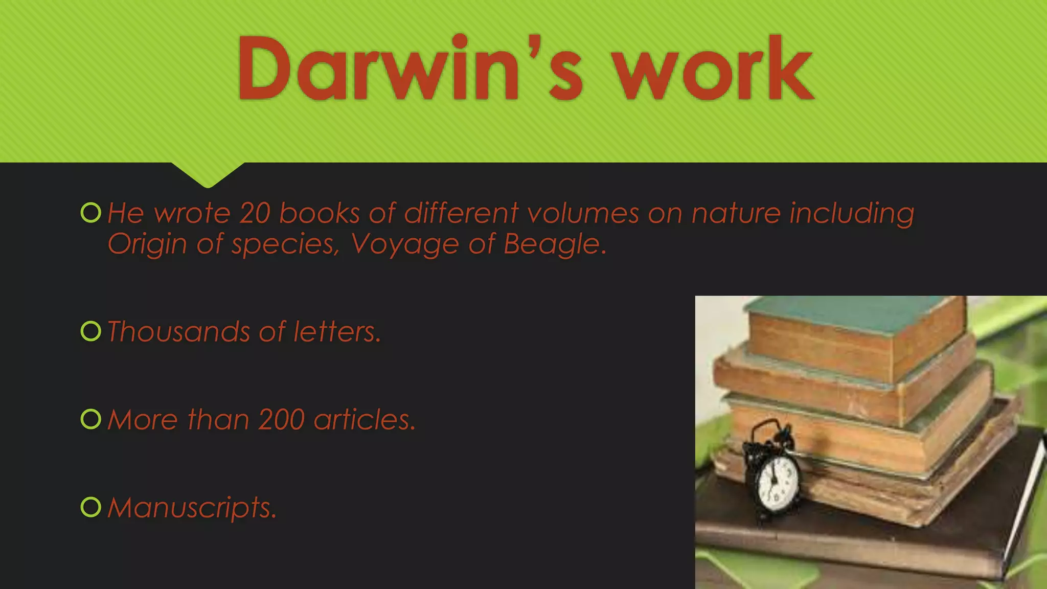 Darwin’s theory of evolution | PPTX