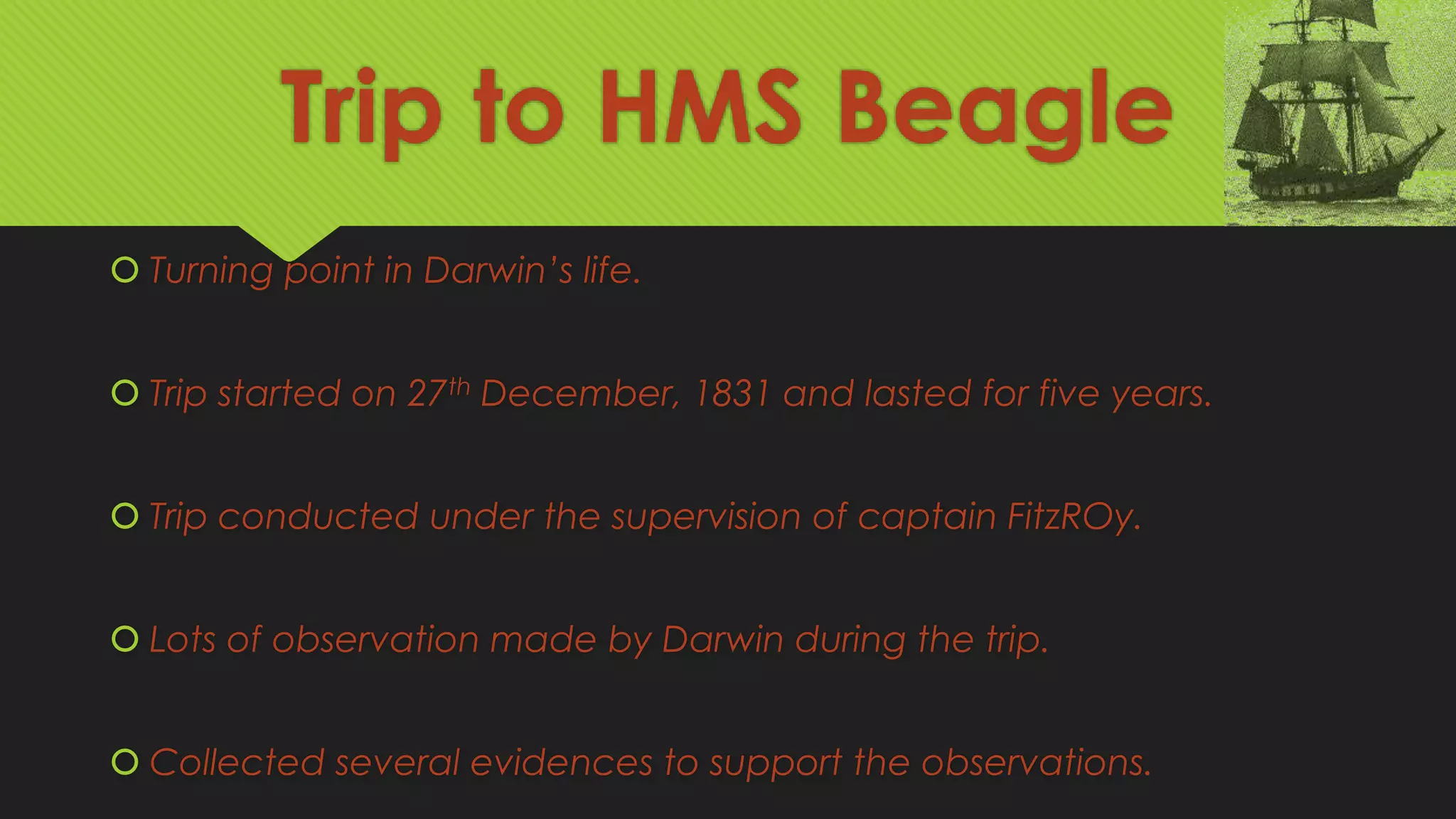 Darwin’s theory of evolution | PPTX