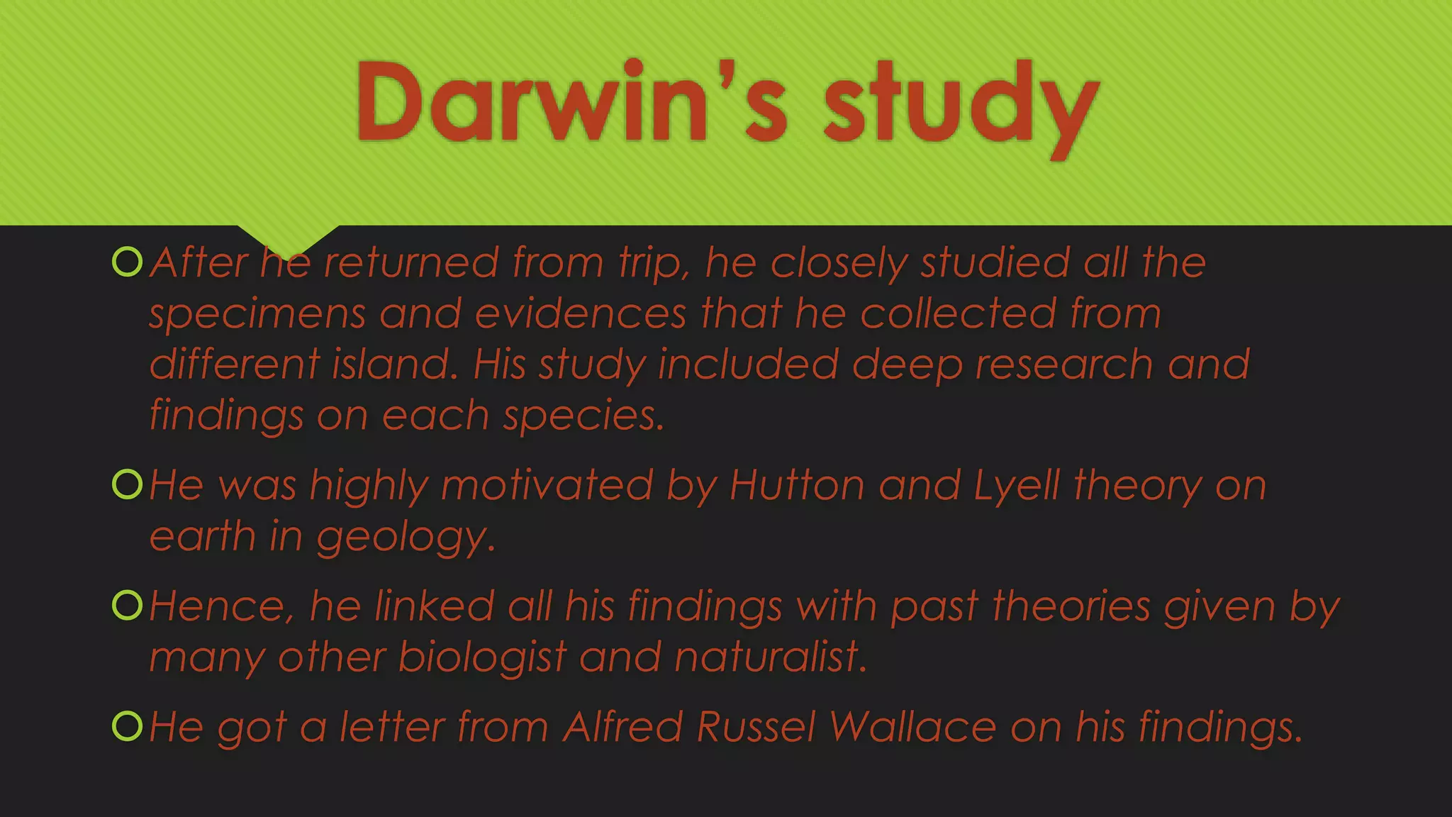 Darwin’s theory of evolution | PPTX