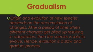 Darwin’s theory of evolution | PPTX