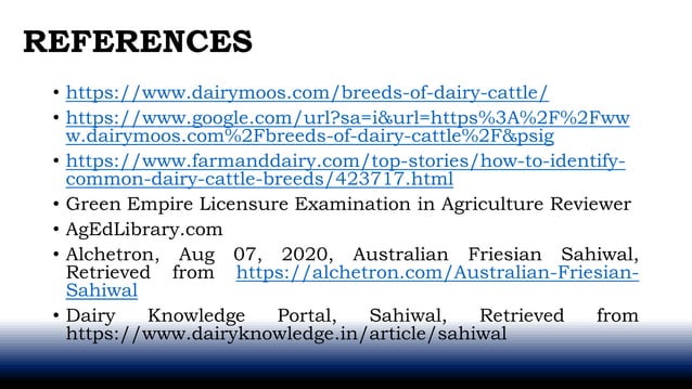 Dairy cattle breeds | PPT