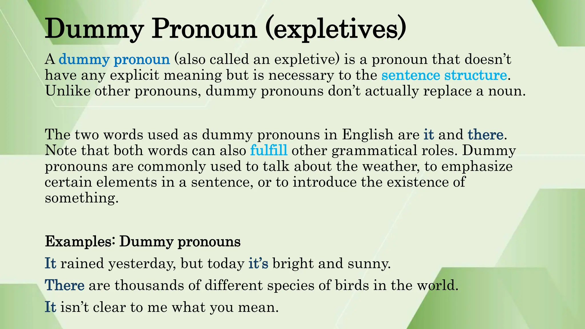 What is a pronoun? Pronoun Presentations | PPTX