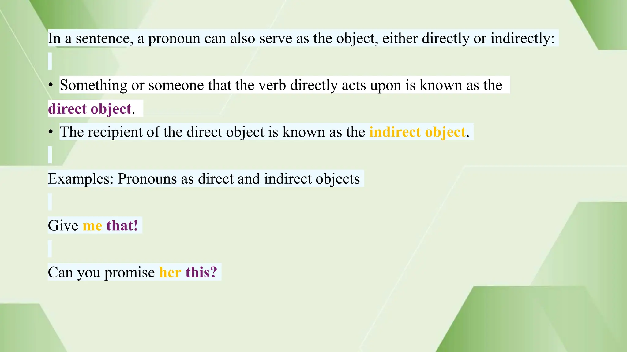 What is a pronoun? Pronoun Presentations | PPTX