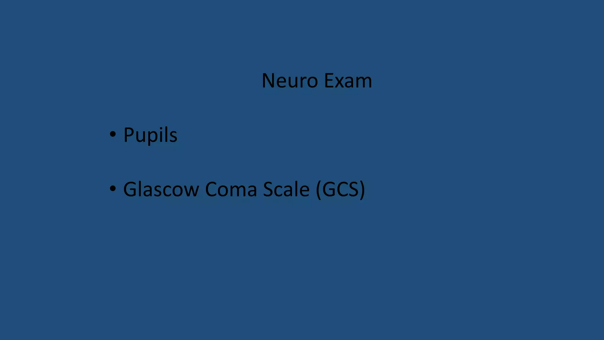 How to perform a neurological exam on a tbi patient | PPTX