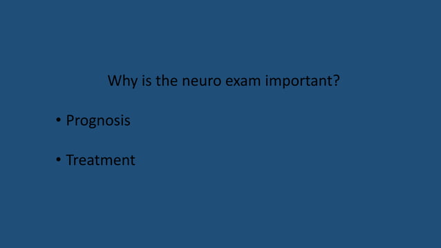 How to perform a neurological exam on a tbi patient | PPTX