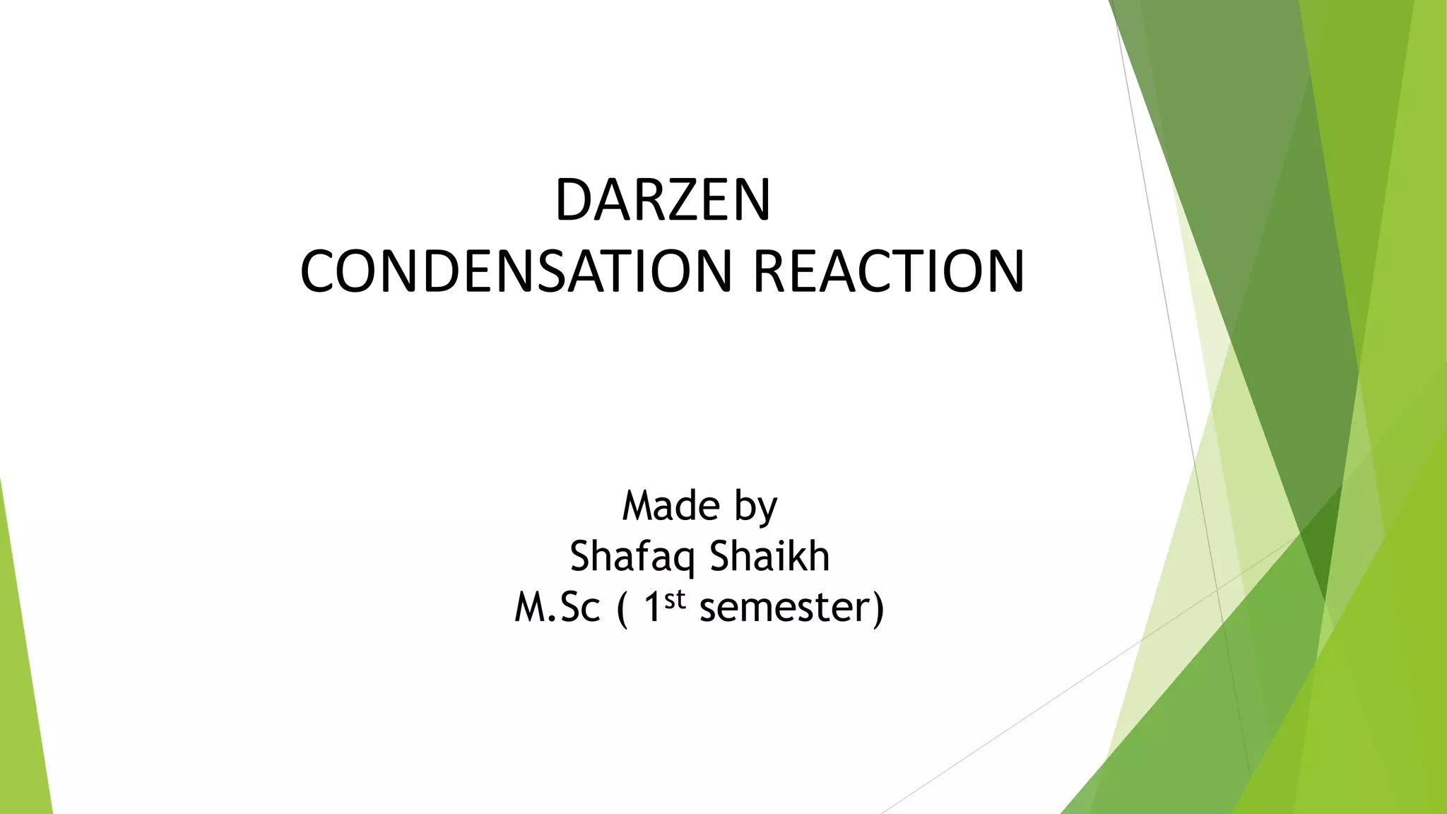 Darzen glycidic | PPTX
