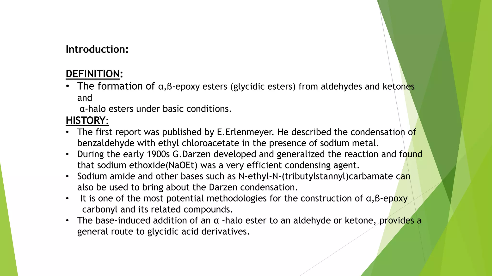 Darzen glycidic | PPTX