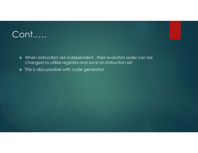 Issues in the design of Code Generator | PDF | Programming Languages ...