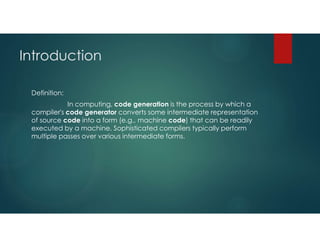 Issues in the design of Code Generator | PDF | Programming Languages | Computing