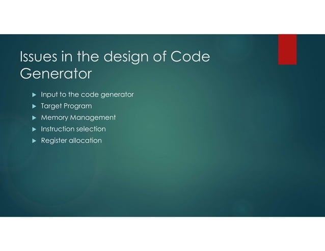 Issues in the design of Code Generator | PDF | Programming Languages | Computing