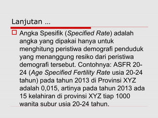 Dasar-dasar Demografi | PPT