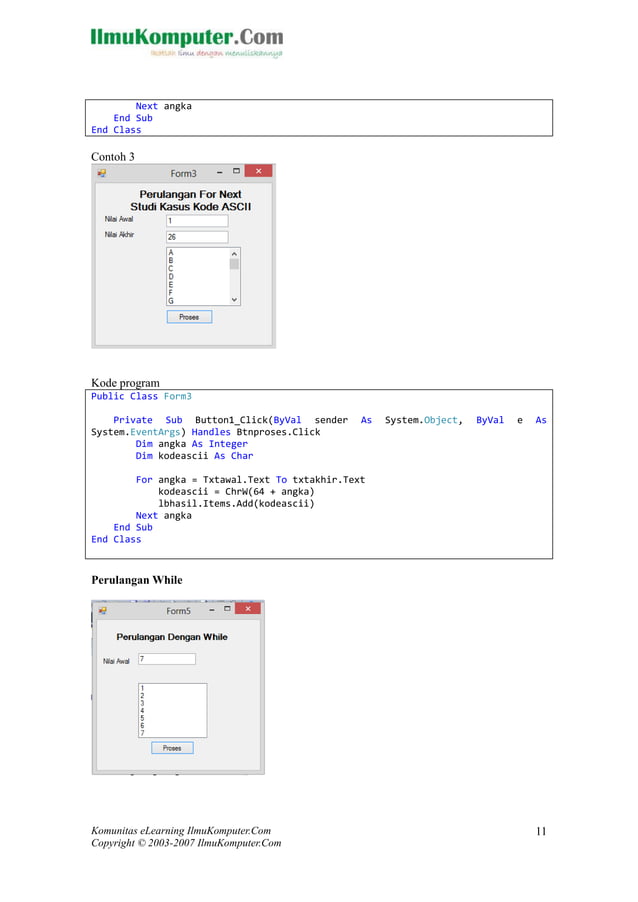 Dasar dasar-pemrograman-visual-studio-2010 | PDF