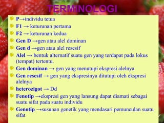 Dasar dasar-pewarisan-mendel | PPT