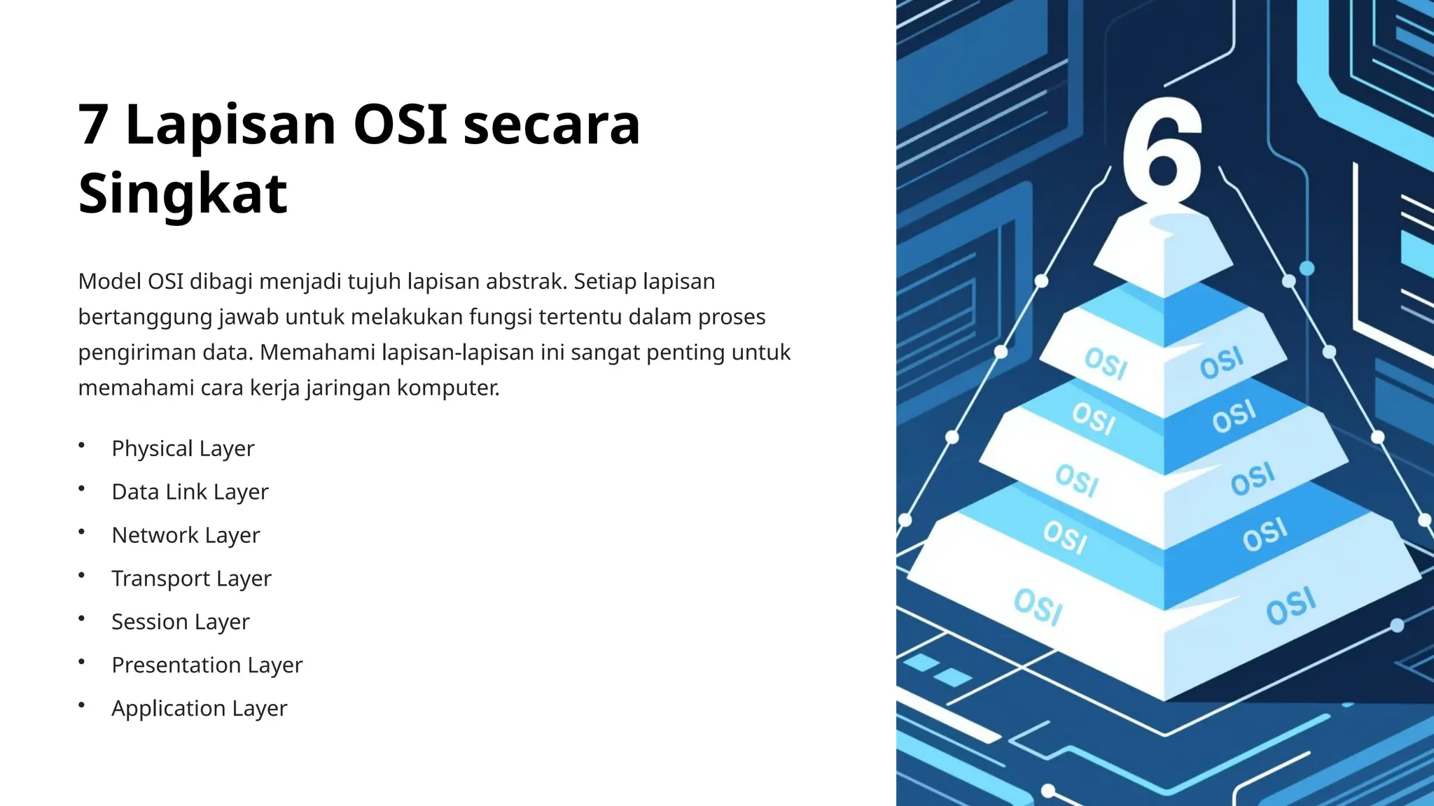 OSI LAYER - DASAR-DASAR TEKNIK JARINGAN KOMPUTER DAN TELEKOMUNIKASI | PPTX
