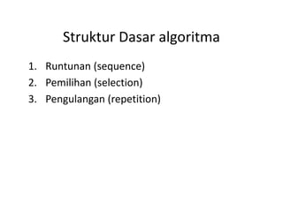Dasar dasar algoritma | PDF