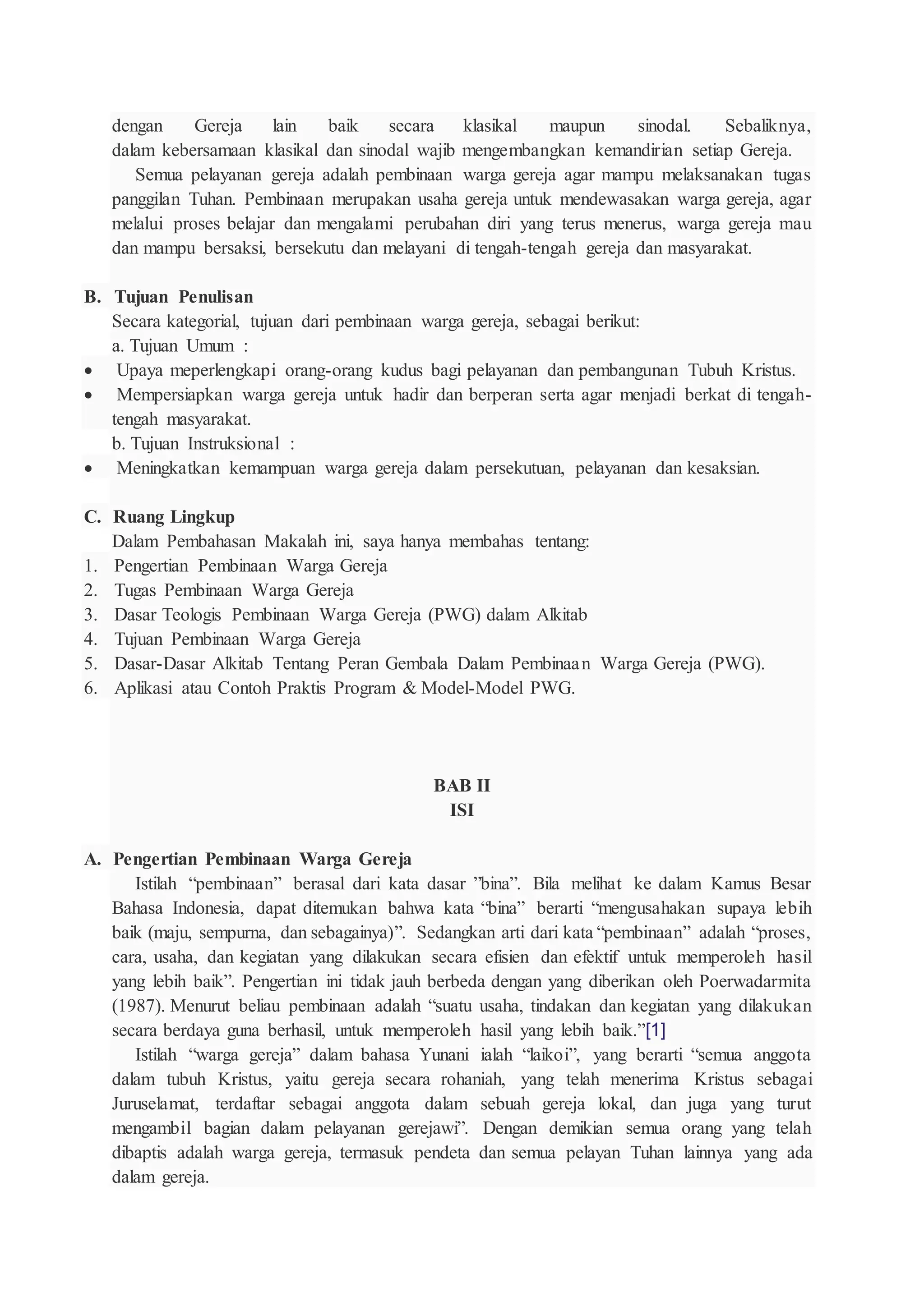 Dasar dasar alkitabiah pwg | DOCX