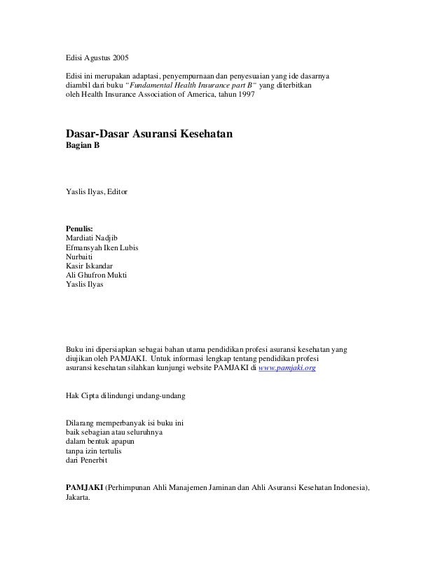 Health Insurance Arti Bahasa Indonesia / Apa Arti Health Insurance ...