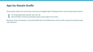 Dasar-Dasar Desain Grafis untuk pemula dan umum | PPT