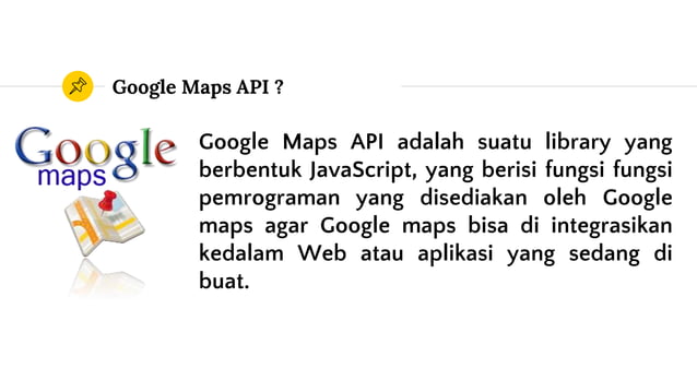 Dasar-dasar google maps api | PPT