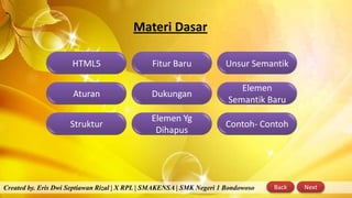 Dasar dasar html5 | PPT