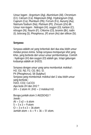 Dasar dasar ilmu kimia | PDF