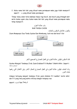 Dasar dasar ilmu nahwu | DOCX