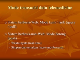 Dasar Dasar Implementasi Telemedicine | PDF