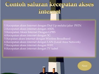 Dasar dasar internet | PPTX